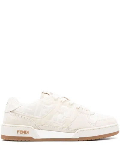 Fendi Match Low-top Sneakers In Nude & Neutrals | ModeSens