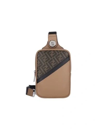 Fendi Women Ff Diagonal' Waist Bag In Brown | ModeSens