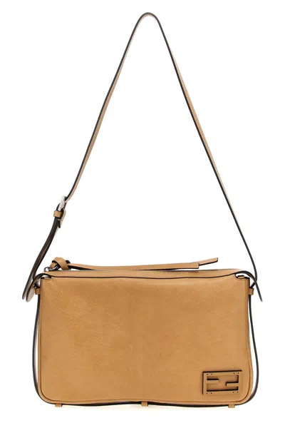 Fendi Women 'simply Medium' Shoulder Bag In Cream | ModeSens