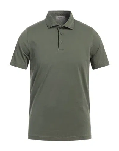 Ferrante Man Polo Shirt Military Green Size 36 Cotton | ModeSens