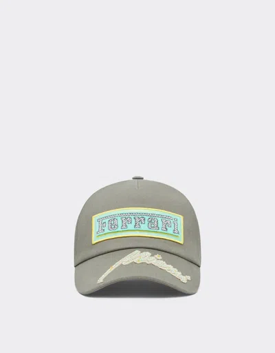Ferrari Miami Collection Twill Baseball Cap In Ingrid | ModeSens