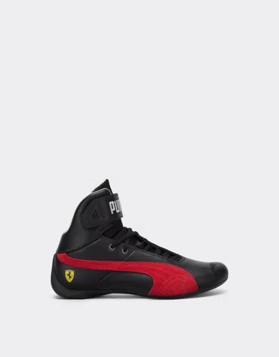 Ferrari Puma For Scuderia Future Cat Mid Trainers In Black | ModeSens