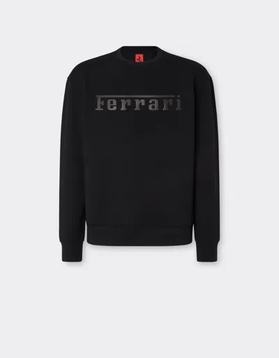Ferrari Scuba Jumper With Logo In Black | ModeSens