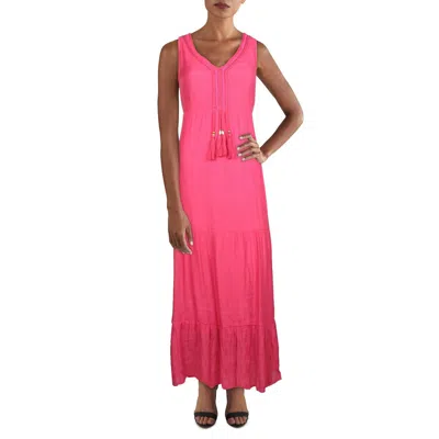 Fever Womens Embroidered Maxi Fit & Flare Dress In Multi | ModeSens