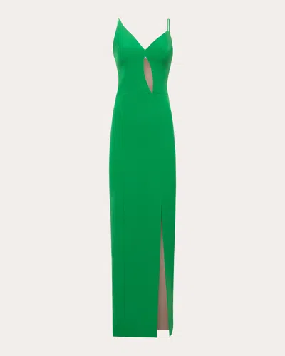 Filiarmi Women's Azalea Crepe Cutout Column Gown In Green | ModeSens
