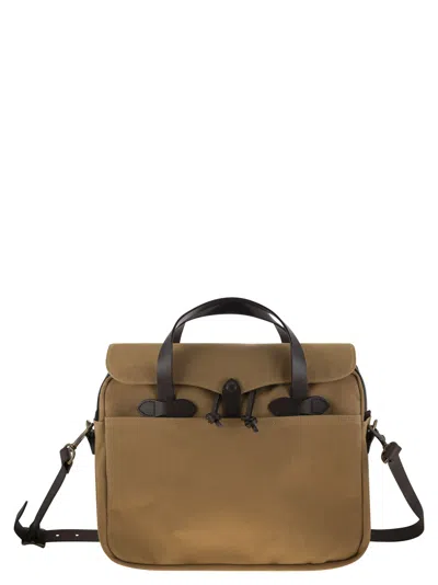 Filson Briefcase In Rugged Twill In Tan | ModeSens