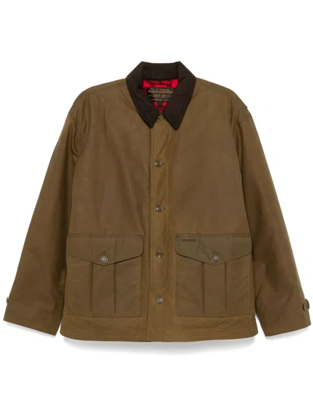 Filson Tin Cloth Field Jacket In 7178 Dark Tan | ModeSens