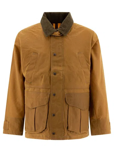 Filson Tin Cloth Field Jackets Beige In Orange | ModeSens