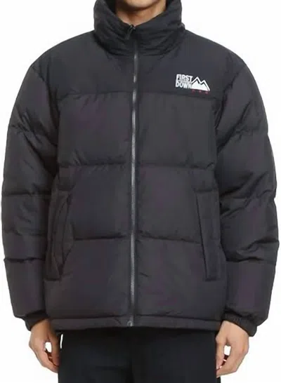 First Down Usa Reversible Bubble Down Jacket In Black | ModeSens