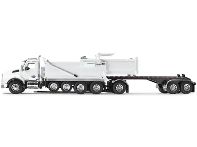 First Gear Kenworth T880 Quad-axle Dump Truck And Rogue Transfer Tandem ...