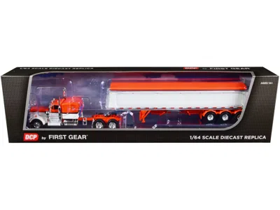 First Gear Kenworth W900a With 60" Flat Top Sleeper And Lode King ...