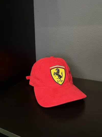 Pre-owned Formula Uno X Racing Vintage 1999 Ferrari Formula One Red Hat ...