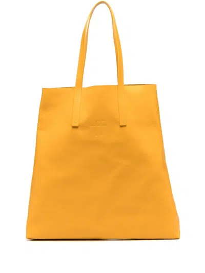 Forte Forte Leather Tote Bag In Yellow | ModeSens