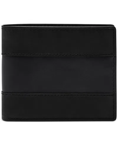 Fossil Men's Everett Bifold Flip Id Wallet In Saddle | ModeSens