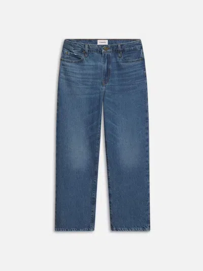 Frame Le Jane Crop High Rise Jeans In Blue | ModeSens