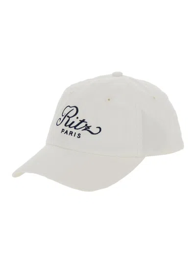 Frame X Ritz Paris Ritz Cotton Hat In White | ModeSens