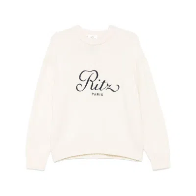 Frame X Ritz Paris Cashmere Sweater In White | ModeSens