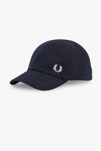 Fred Perry Classic Pique Cap Navy In Blue | ModeSens