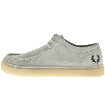Fred Perry Dawson Low Suede Shoe Grey | ModeSens