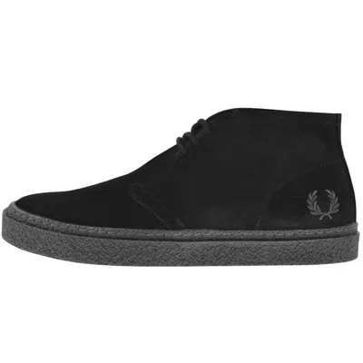 Fred Perry Hawley Suede Shoes Black | ModeSens