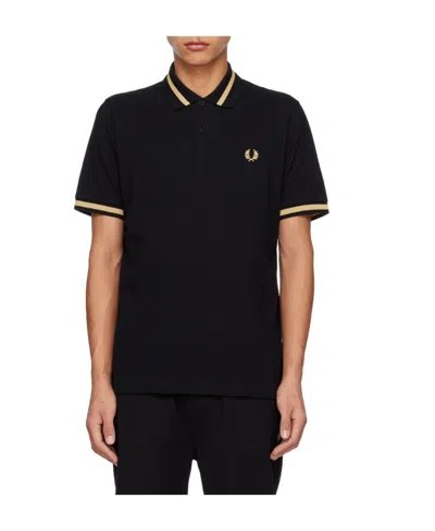Fred Perry Logo Short-sleeved Polo Shirt In Black | ModeSens