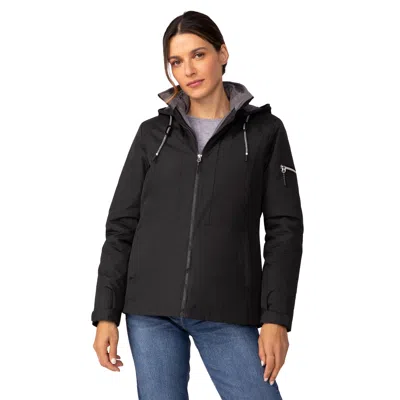 Free Country Women's Back Of Bell 3-in-1 Systems Jacket In Black | ModeSens