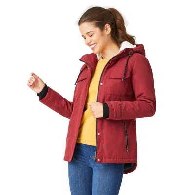 Free Country Women's Cascade Canvas Riva Jacket In Red | ModeSens
