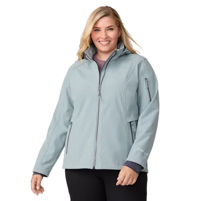 Free Country Women's Plus Size Aeris Ii Super Softshell Jacket In Multi ...