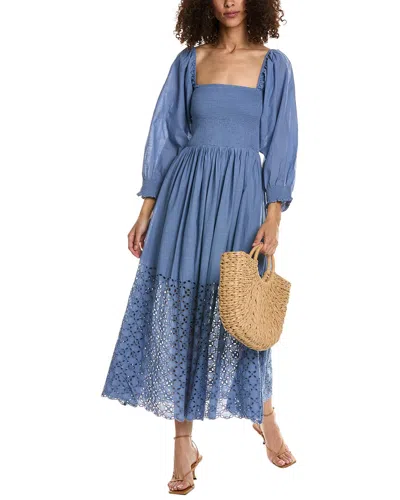 Free People Perfect Storm Midi Dress In Blue | ModeSens