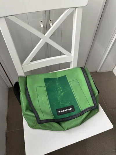 Pre-owned Freitag X Vintage Freitag Recycle Backpack Y2k Style In Green ...