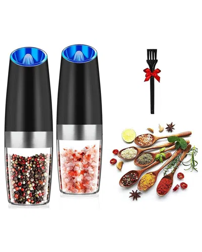 Fresh Fab Finds 2pcs Gravity Salt And Pepper Grinder With Led Lights In ...
