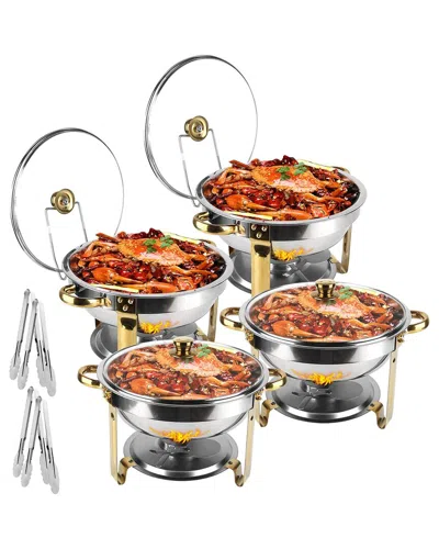 Fresh Fab Finds 4pc Chafing Dish Buffet Set | ModeSens