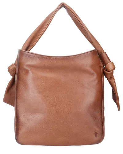 Frye Nora Leather Hobo Bag In Brown | ModeSens