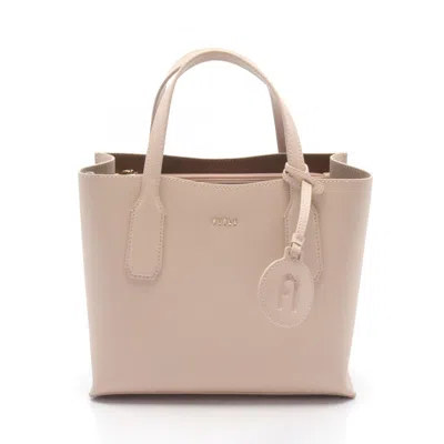 Furla Leather Handbag In Beige | ModeSens