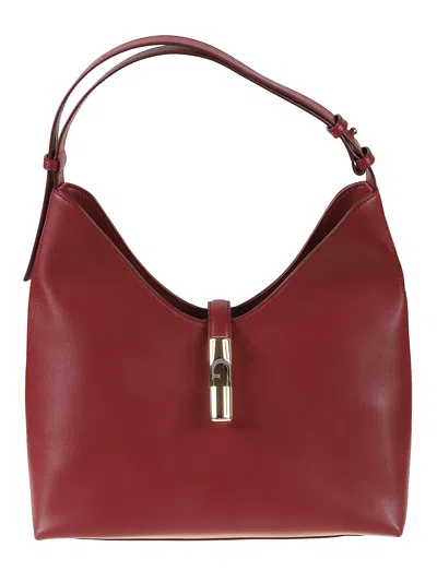Furla Strap Lock Shoulder Bag In Red | ModeSens