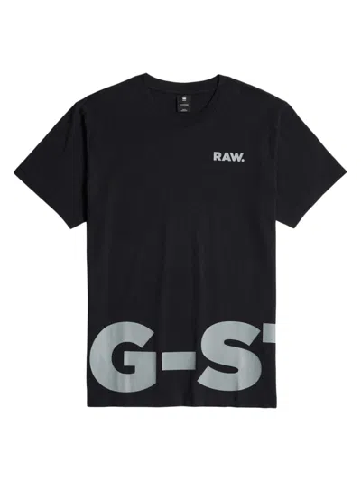 G-star Raw Gig G Cotton Logo Graphic Tee In Black | ModeSens