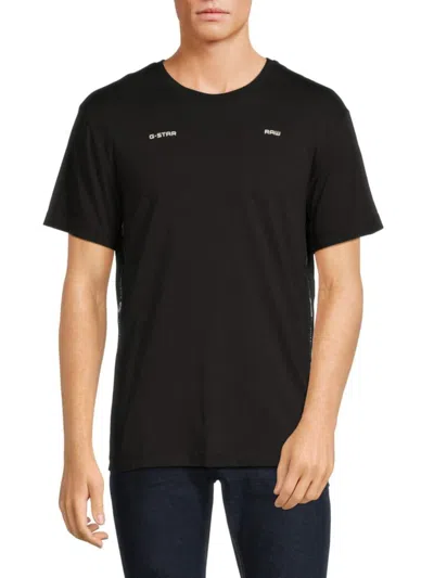 G-star Raw Men's Logo Tape Tee In Black | ModeSens