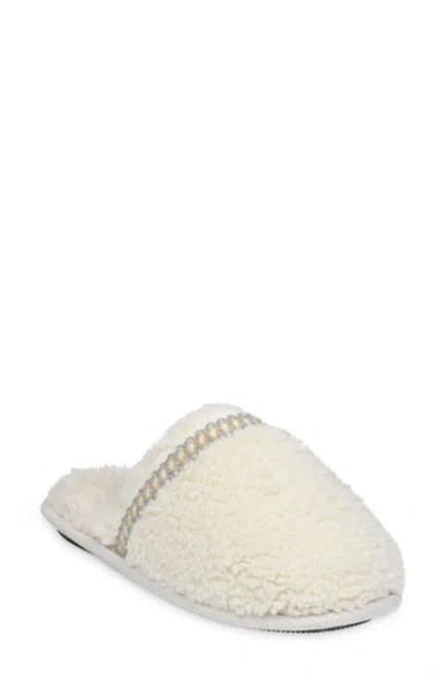 Gaahuu Faux Shearling Lined Slipper In Natural | ModeSens