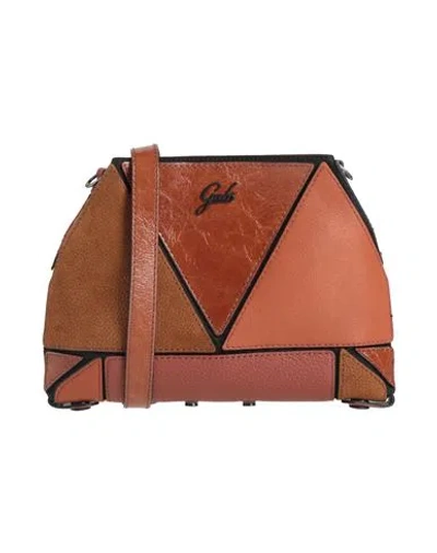 Gabs Woman Cross-body Bag Tan Size - Calfskin, Textile Fibers In Purple ...