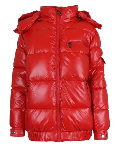 Galaxy By Harvic Women's Full Zip Heavyweight Bubble Jacket With ...