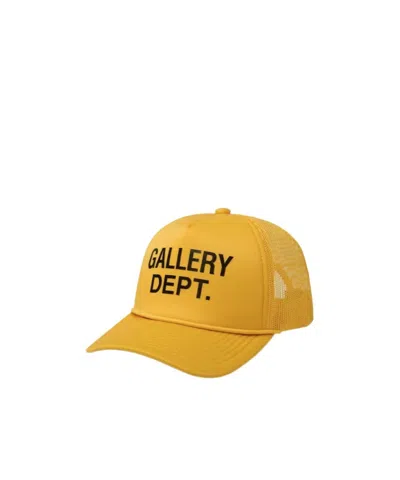 Gallery Dept. Baseball Cap With Curved Brim In Yellow | ModeSens