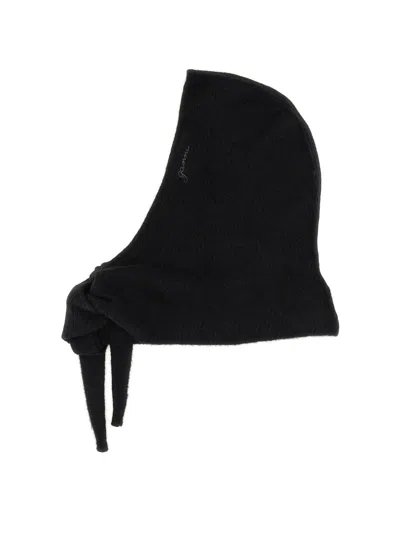 Ganni Wool Balaclava In Black | ModeSens