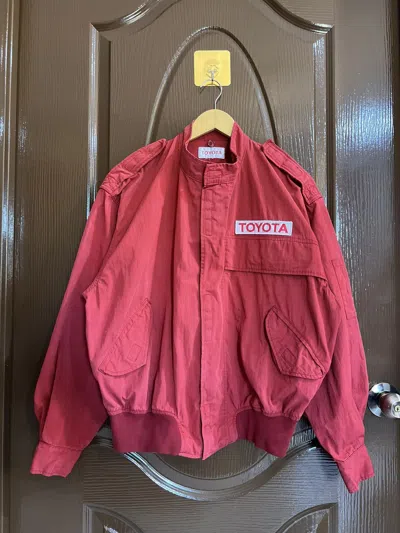 Pre-owned Gear For Sports X Racing Vintage Toyota Racing Jacket In Red ...