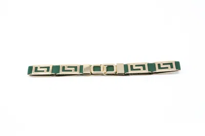 German Fuentes Women's Stretch Belt In Kelly Green | ModeSens