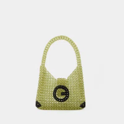 Germanier Beaded Hobo Bag In Green | ModeSens