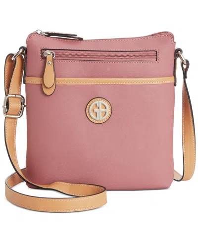 Giani Bernini Saffiano North South Crossbody, Created For Macy's In ...