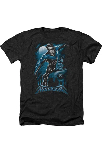 Gildan Batman All Grown Up Adult Heather Tee / T-shirt In Black | ModeSens