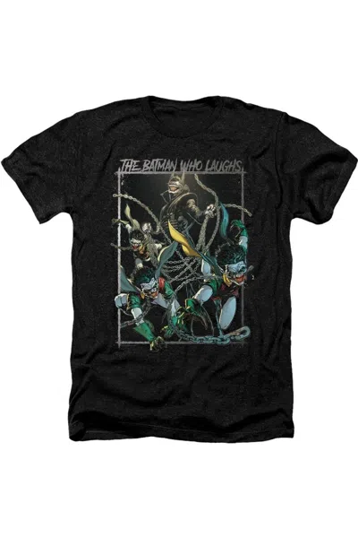 Gildan Batman Who Laughs Adult Heather Tee / T-shirt In Black | ModeSens