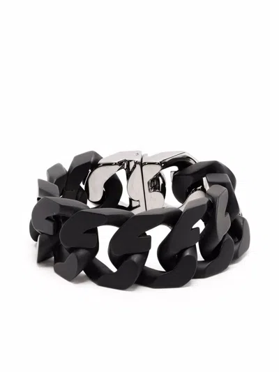 Givenchy Chunky Chain-link Bracelet In Black | ModeSens