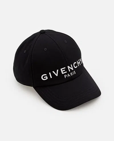 Givenchy Curved Cap With Embroidered Logo In Black | ModeSens